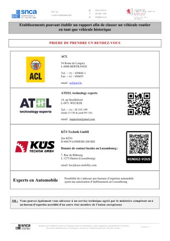 Publikationen und Formulare - SNCA - Luxemburg